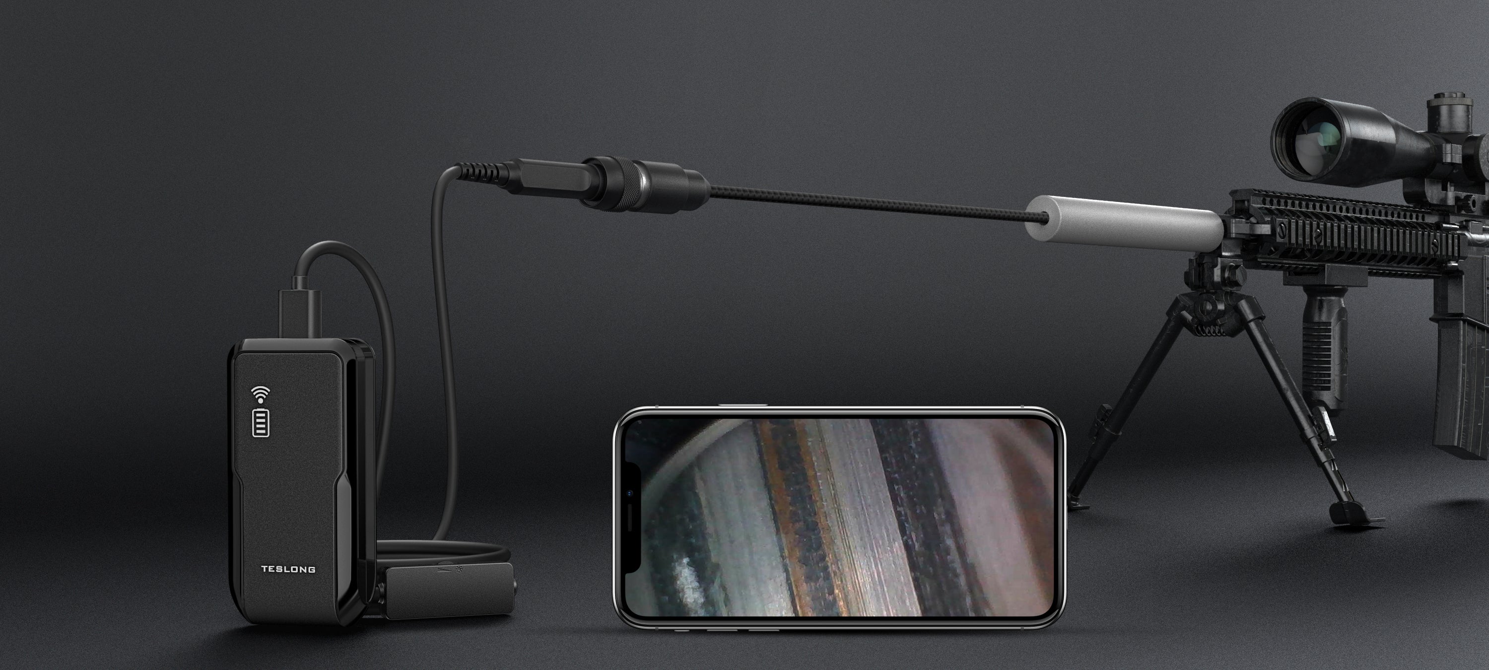 NTG150HW 26-inch Rigid Borescope with Wi-Fi | Teslong