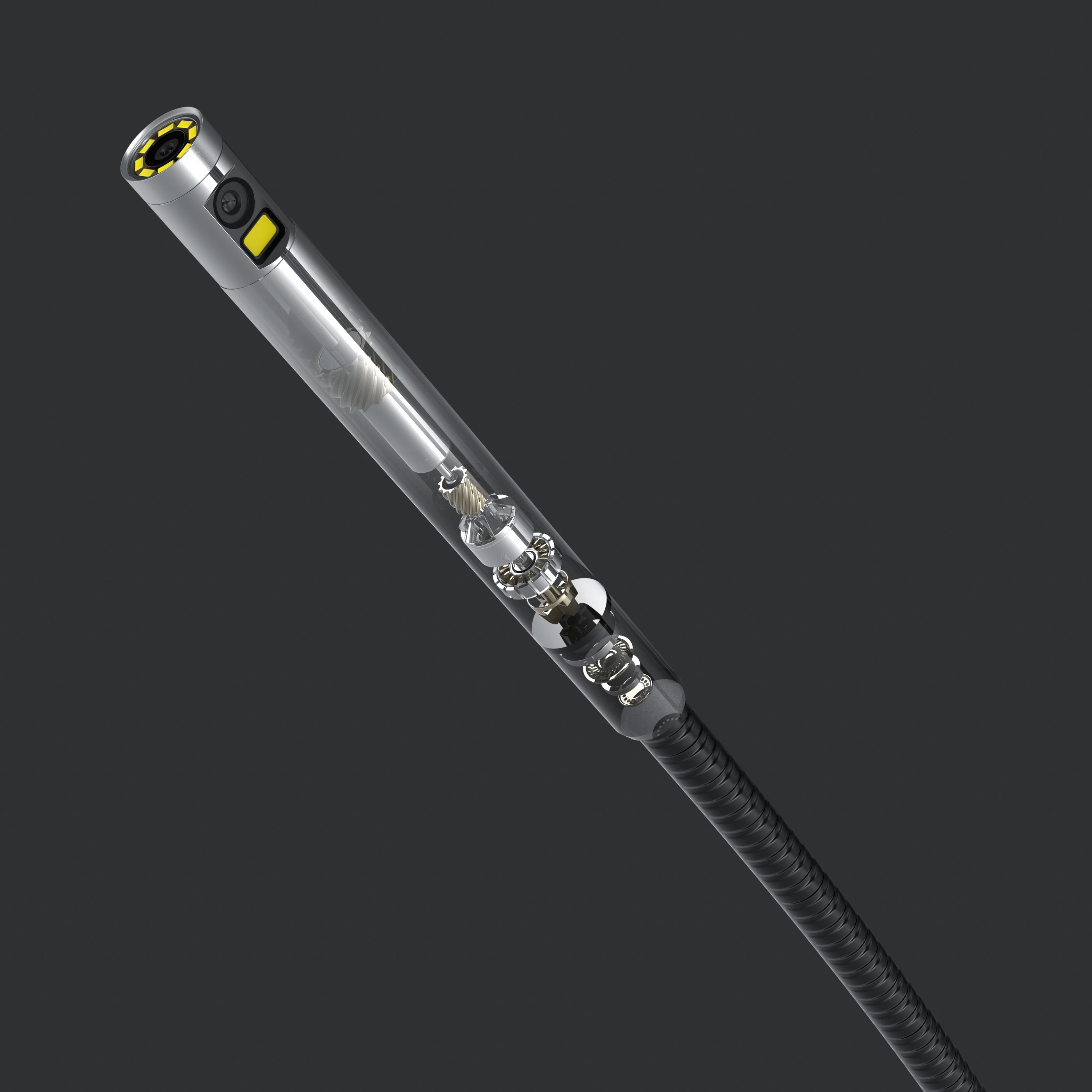 NTS500D9-5 Rotating Probe Inspection Camera | Teslong 5" HD Industrial ...