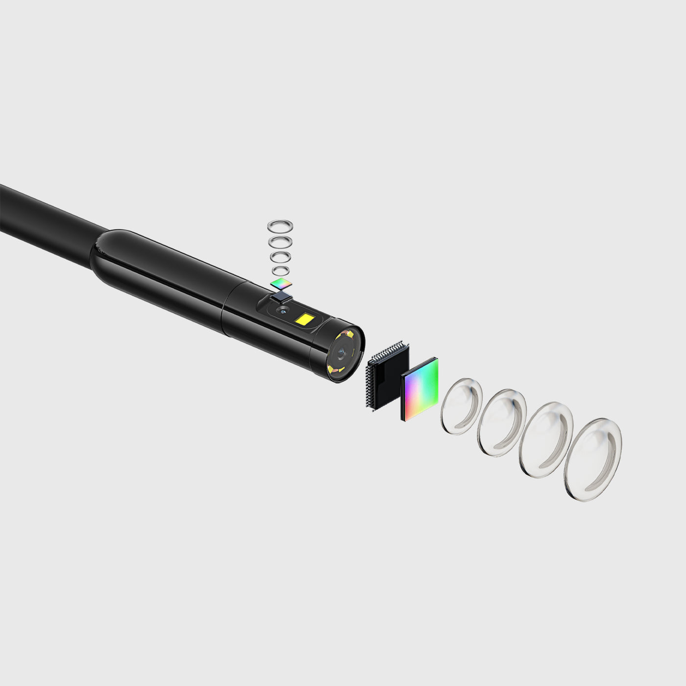 NTS500: Teslong Dual Lens Inspection Camera with Side View Camera | Teslong