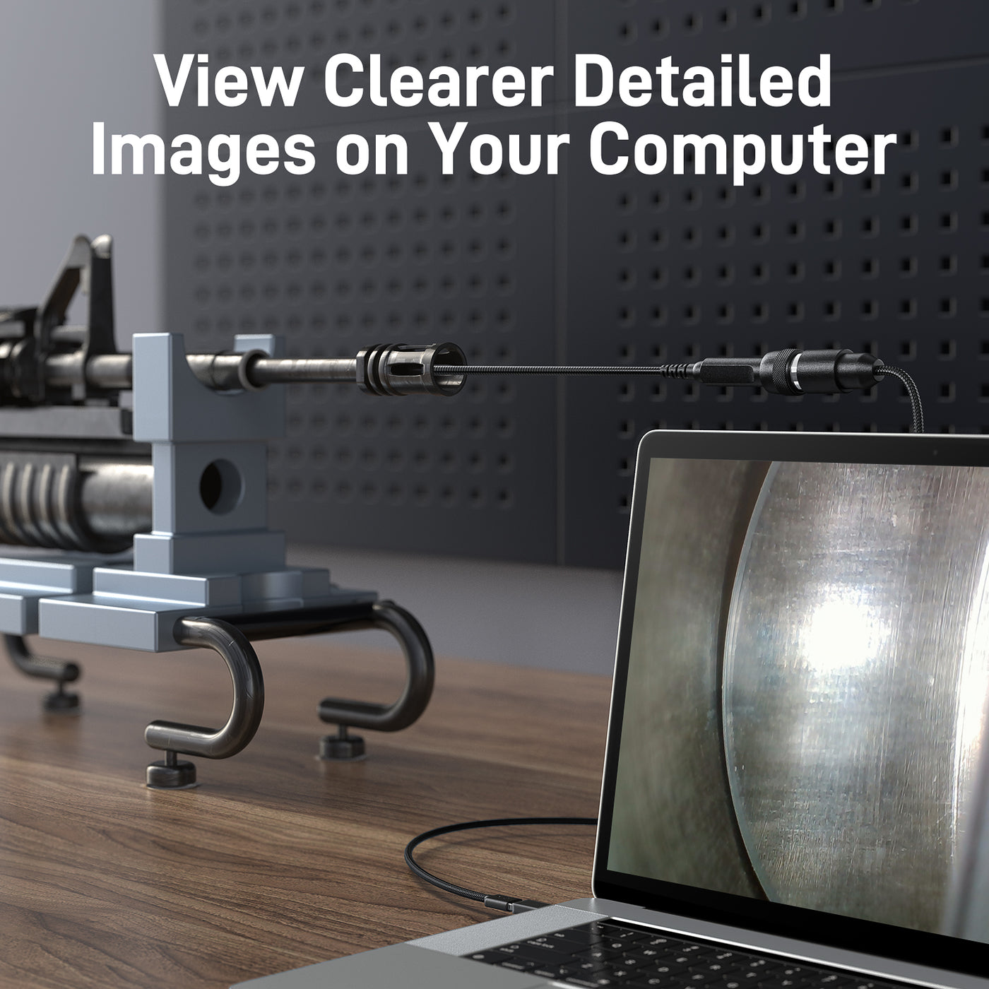 NTG100-C 45-inch Flexible USB-C Borescope — Teslong