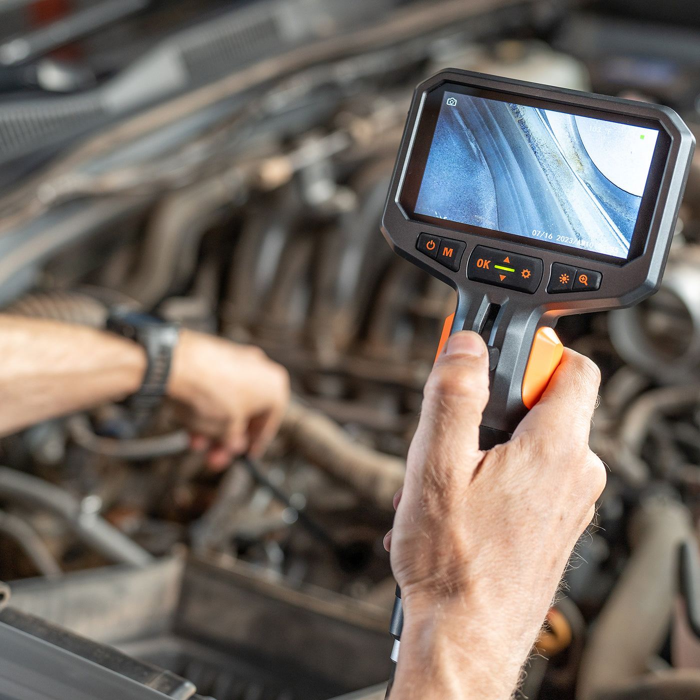 TD450s Articulating 8.5mm Dual-Lens Inspection Camera | Teslong