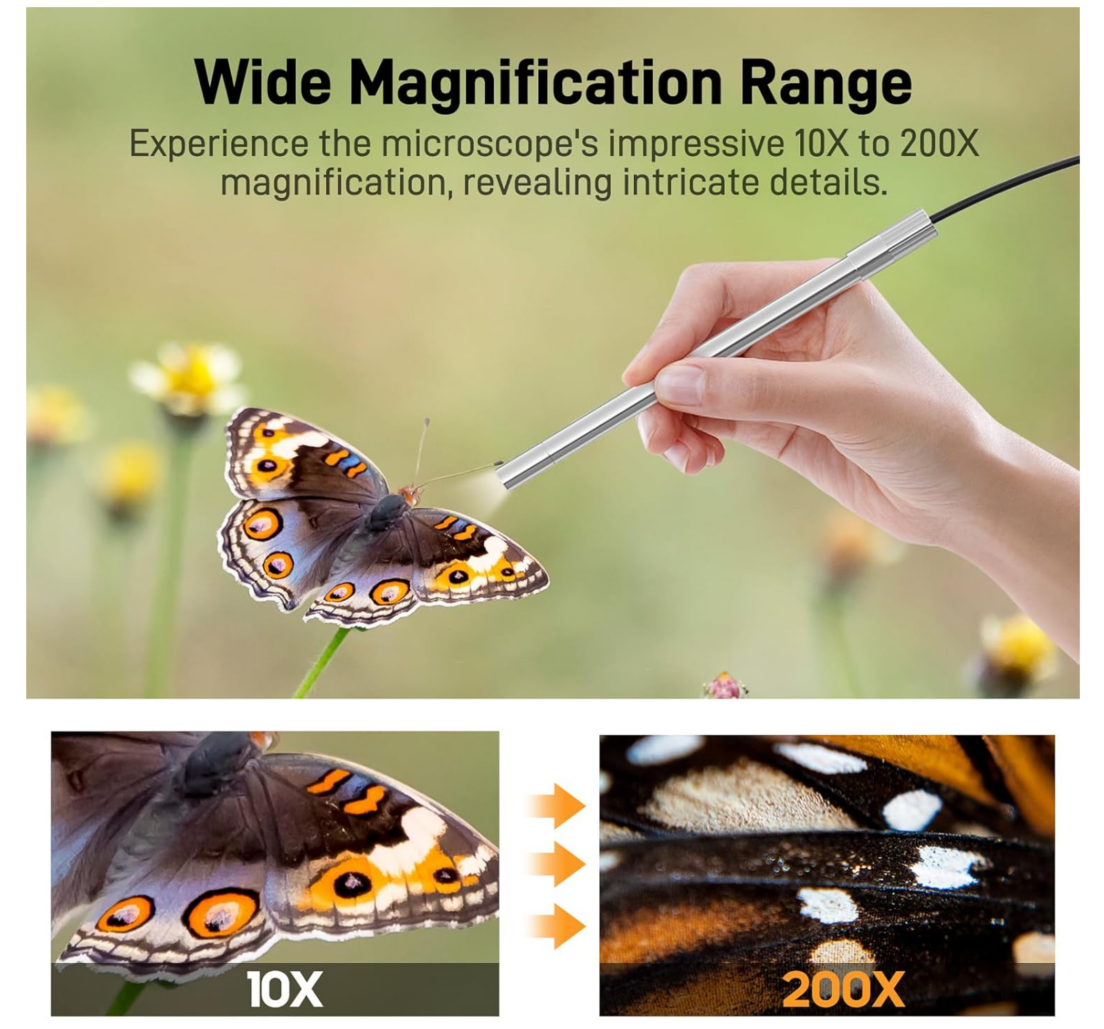 MS100 Industrial Endoscope | Teslong USB Inspection Camera for ...