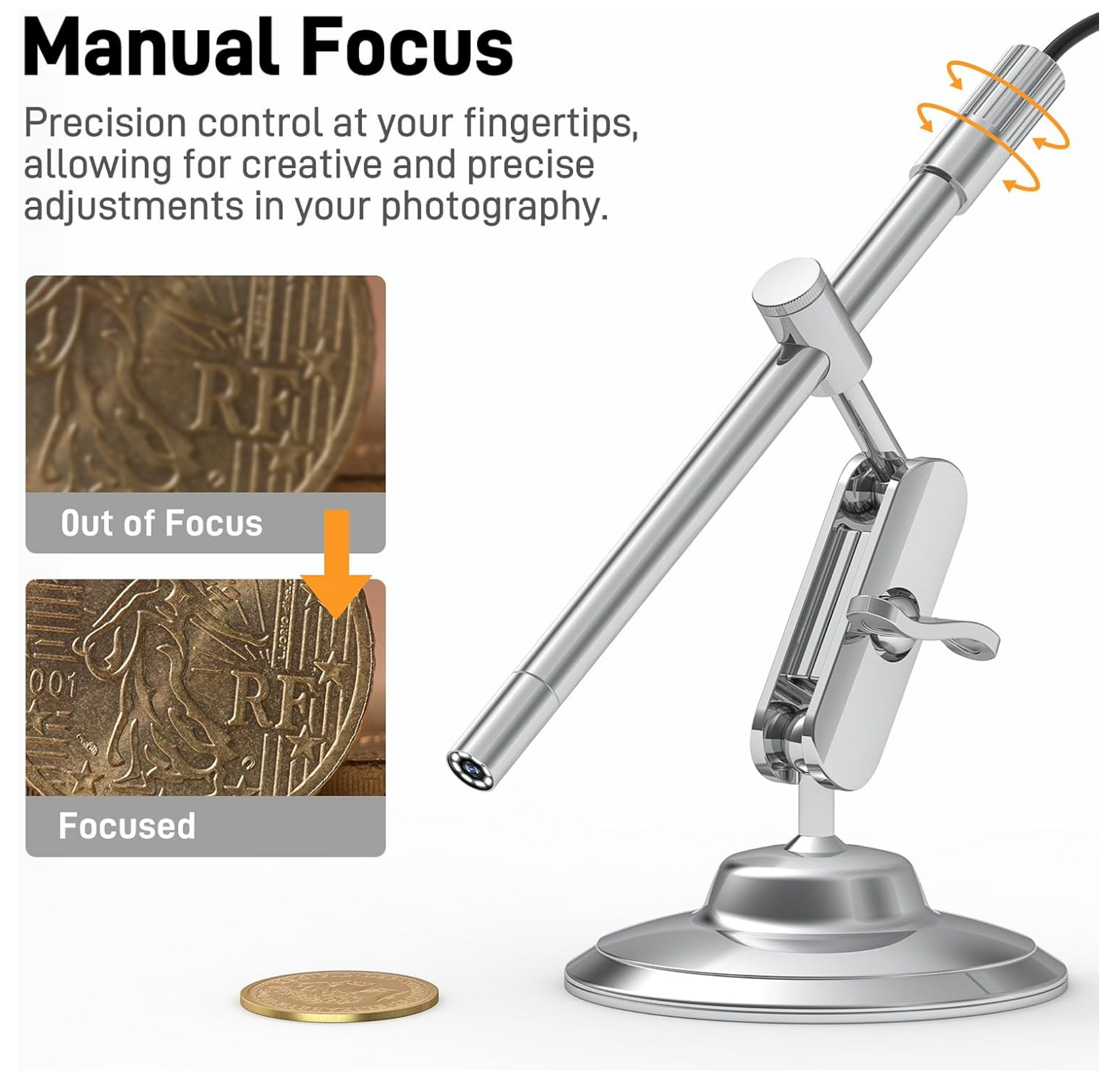 MS100 Industrial Endoscope | Teslong USB Inspection Camera for ...