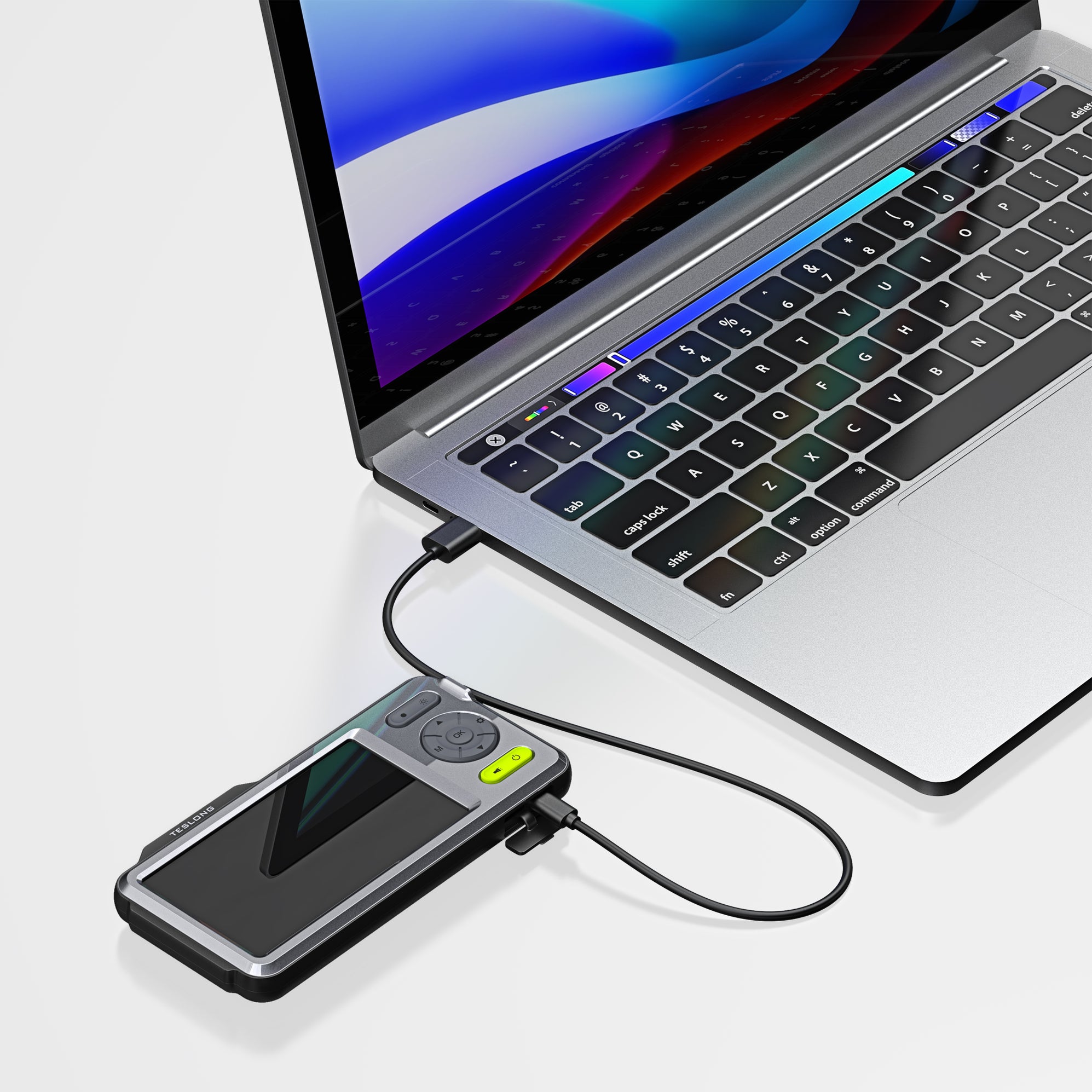 NTG200H Focus and Fold Rifle Borescope with 5-inch IPS Screen | Teslong