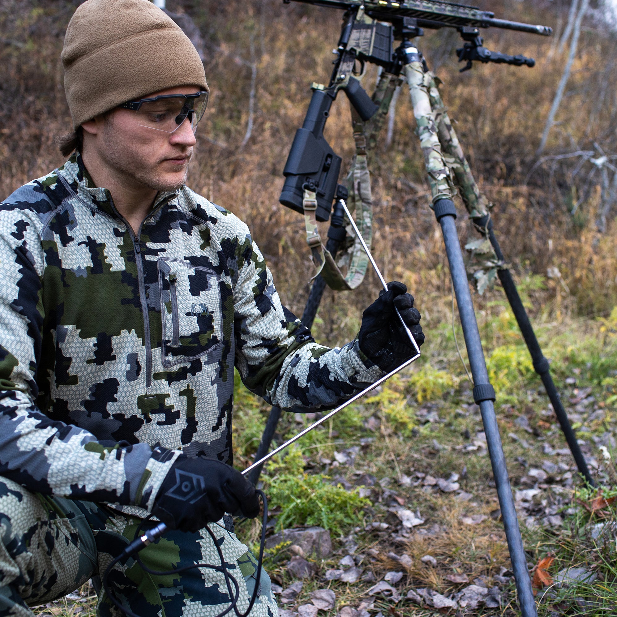 NTG200H Focus and Fold Rifle Borescope with 5-inch IPS Screen | Teslong