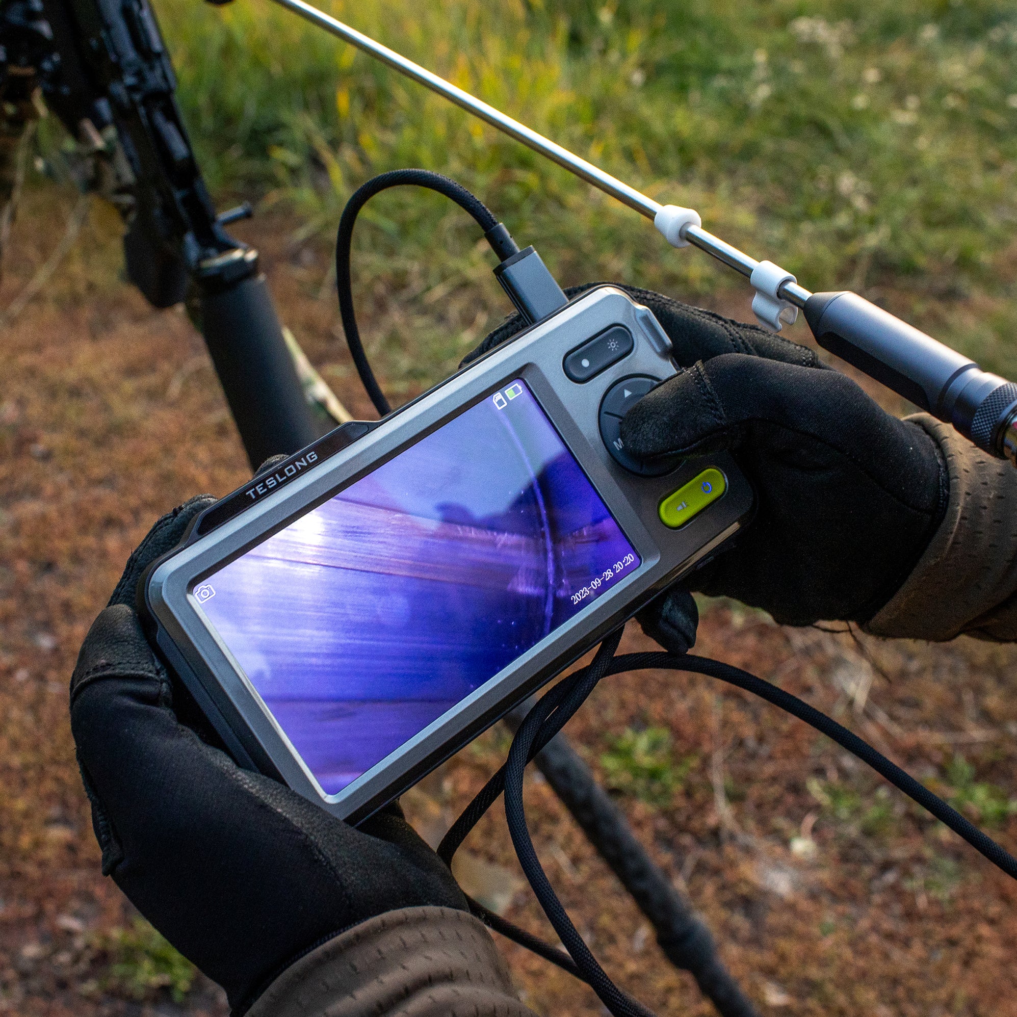 NTG200H Focus and Fold Rifle Borescope with 5-inch IPS Screen | Teslong