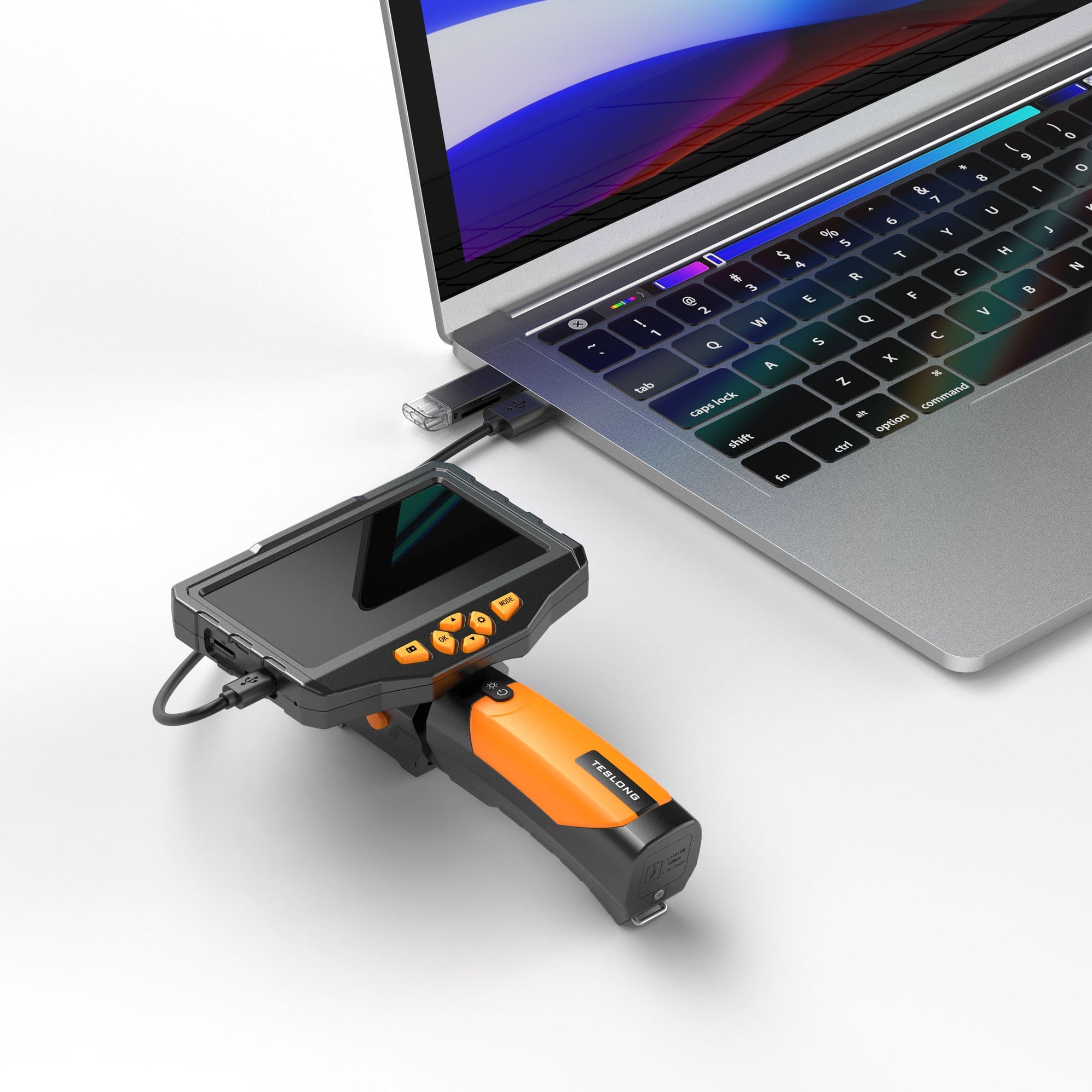NTS300: High Resolution Rotating Dual-Lens Inspection Camera | Teslong