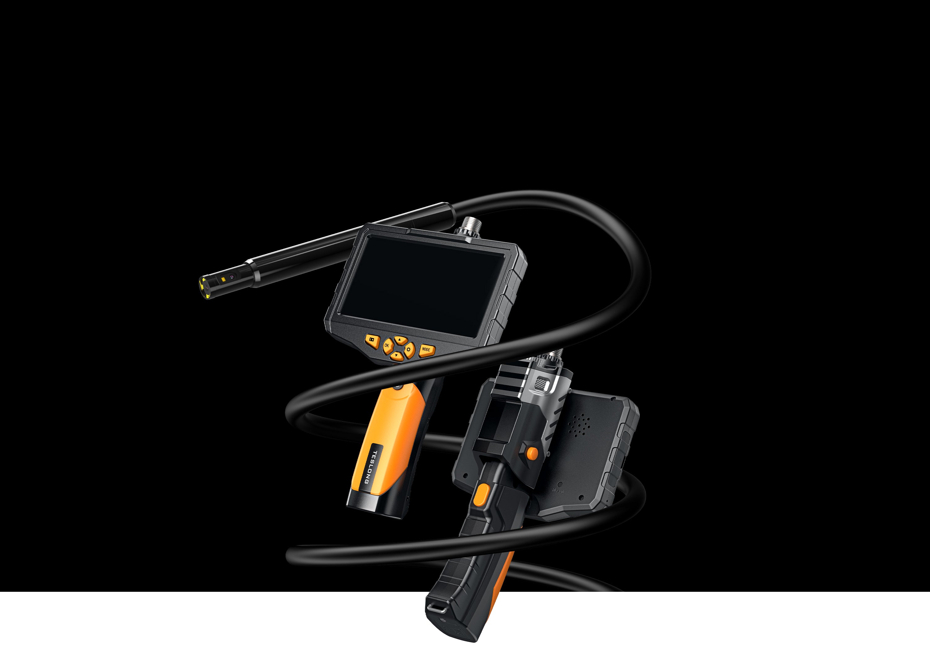 NTS300: High Resolution Rotating Dual-Lens Inspection Camera | Teslong