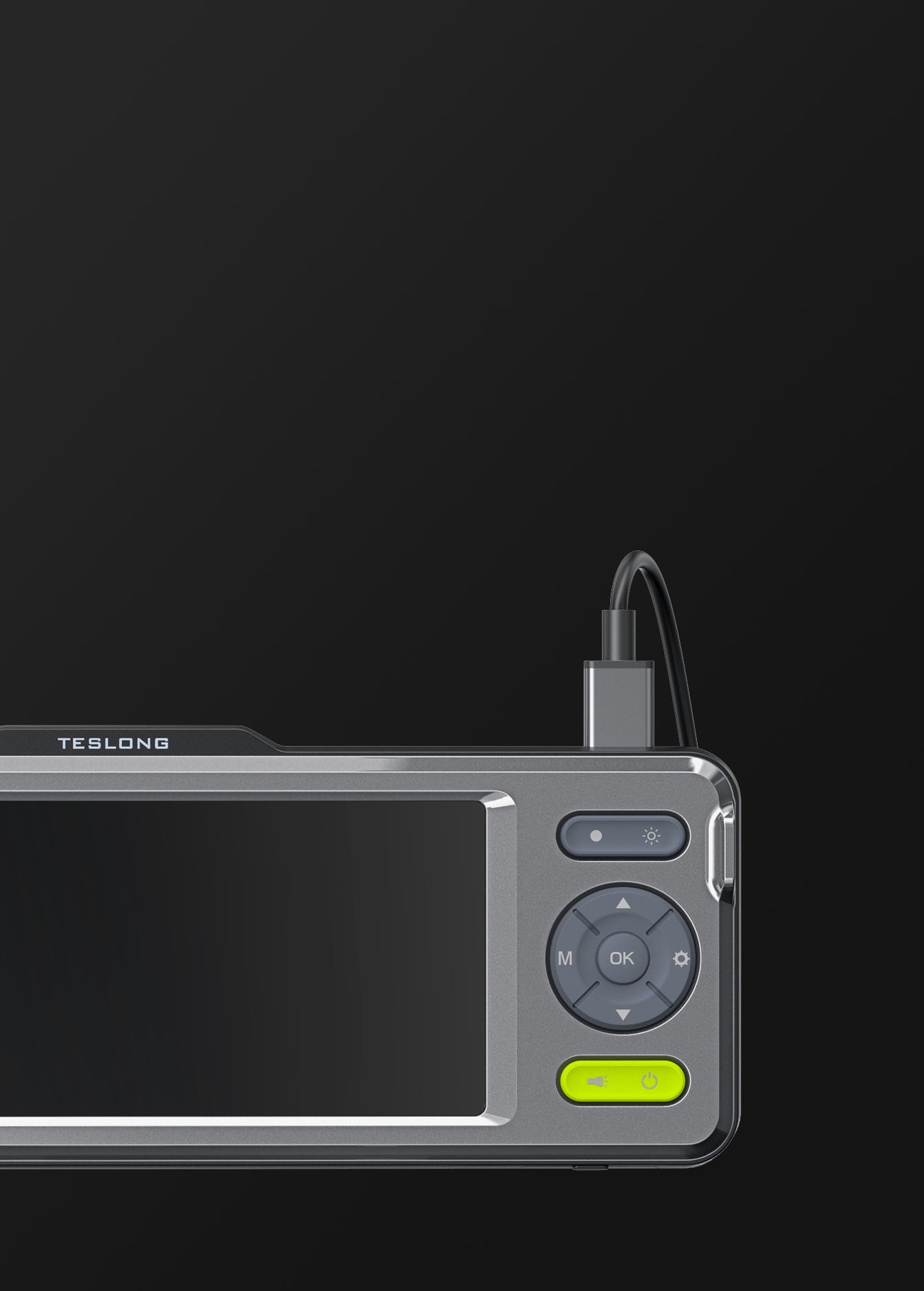 NTS500B Dual-Lens Inspection Camera | Teslong 5"" HD Endoscope for ...