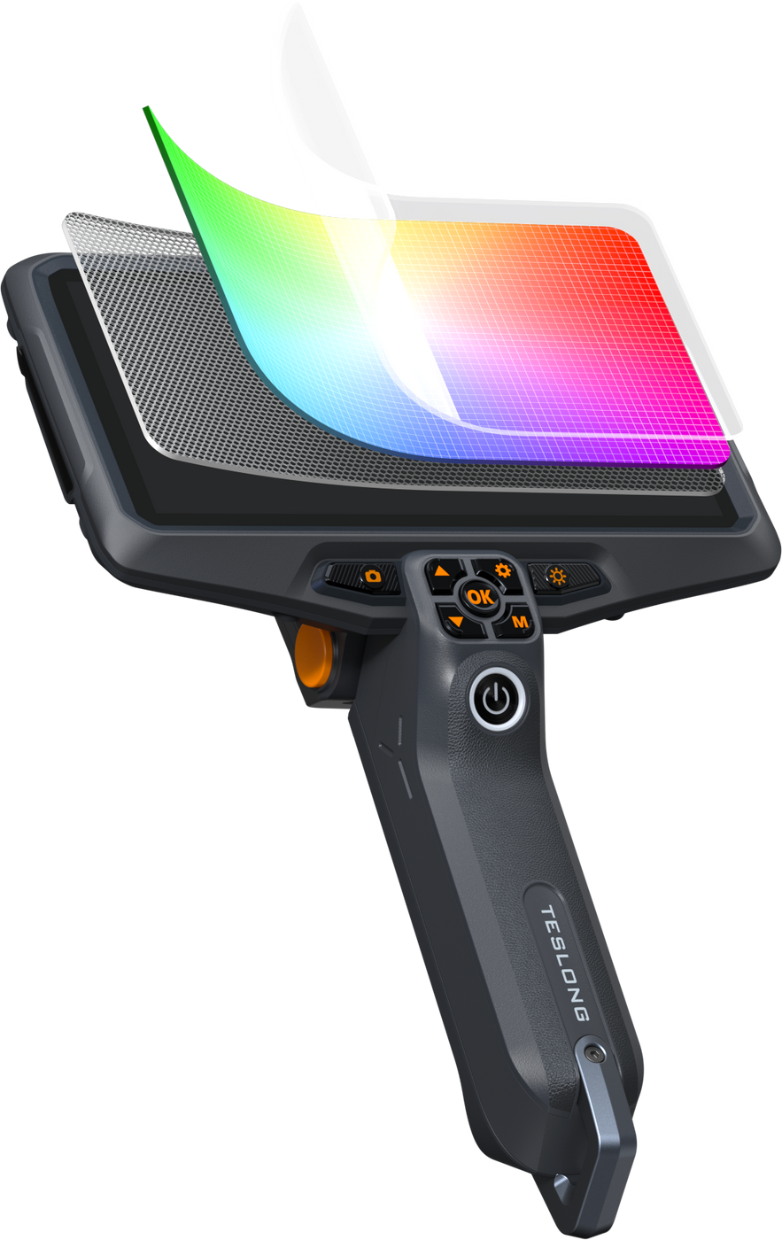 NTS600 Rotating-Lens Inspection Camera with 6-inch HD Screen | Teslong