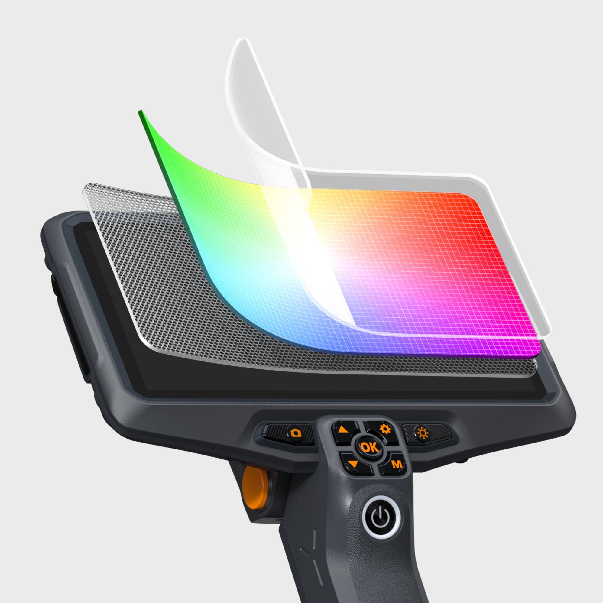 NTS600 Rotating-Lens Inspection Camera with 6-inch HD Screen | Teslong