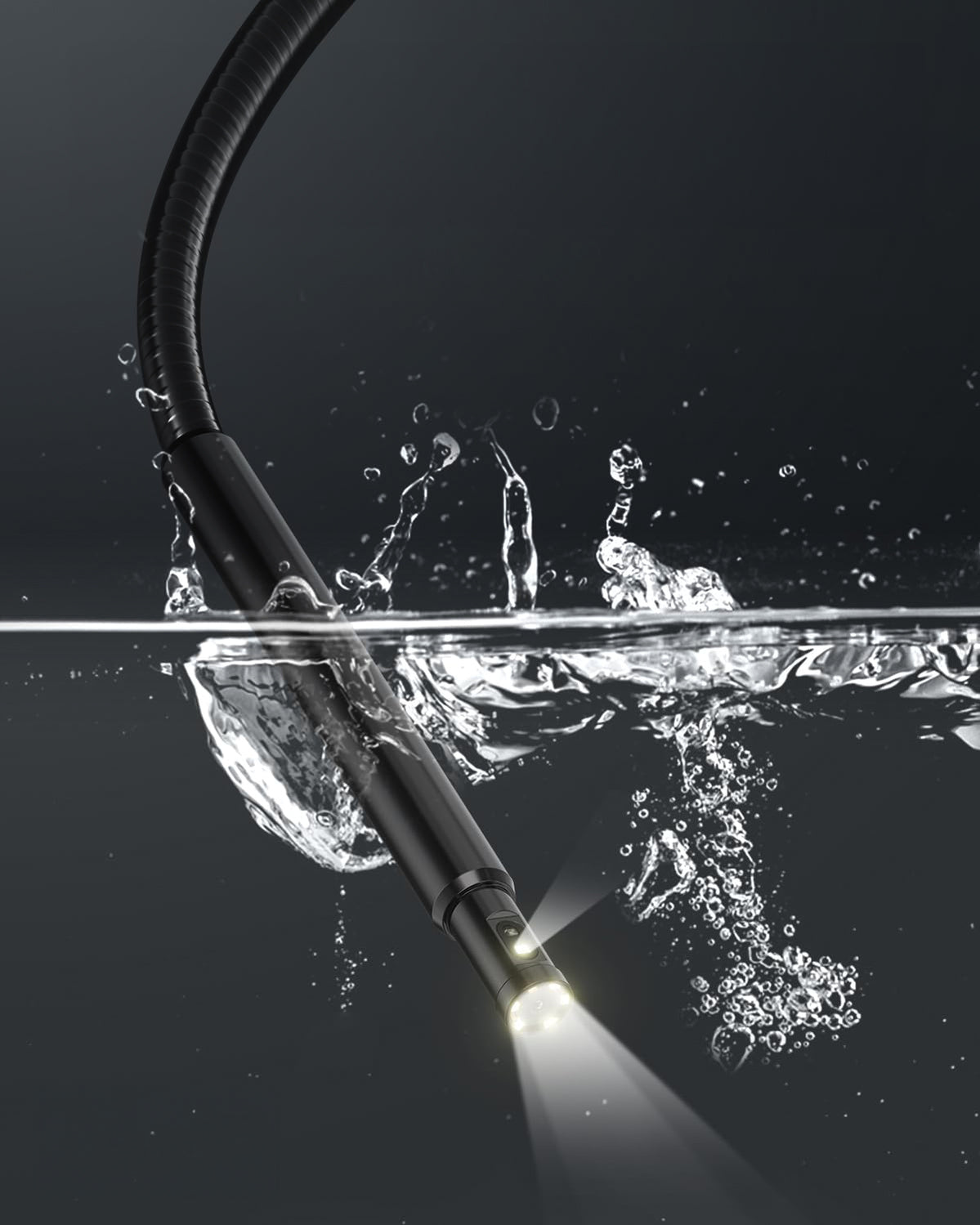 NTS300: High Resolution Rotating Dual-Lens Inspection Camera | Teslong