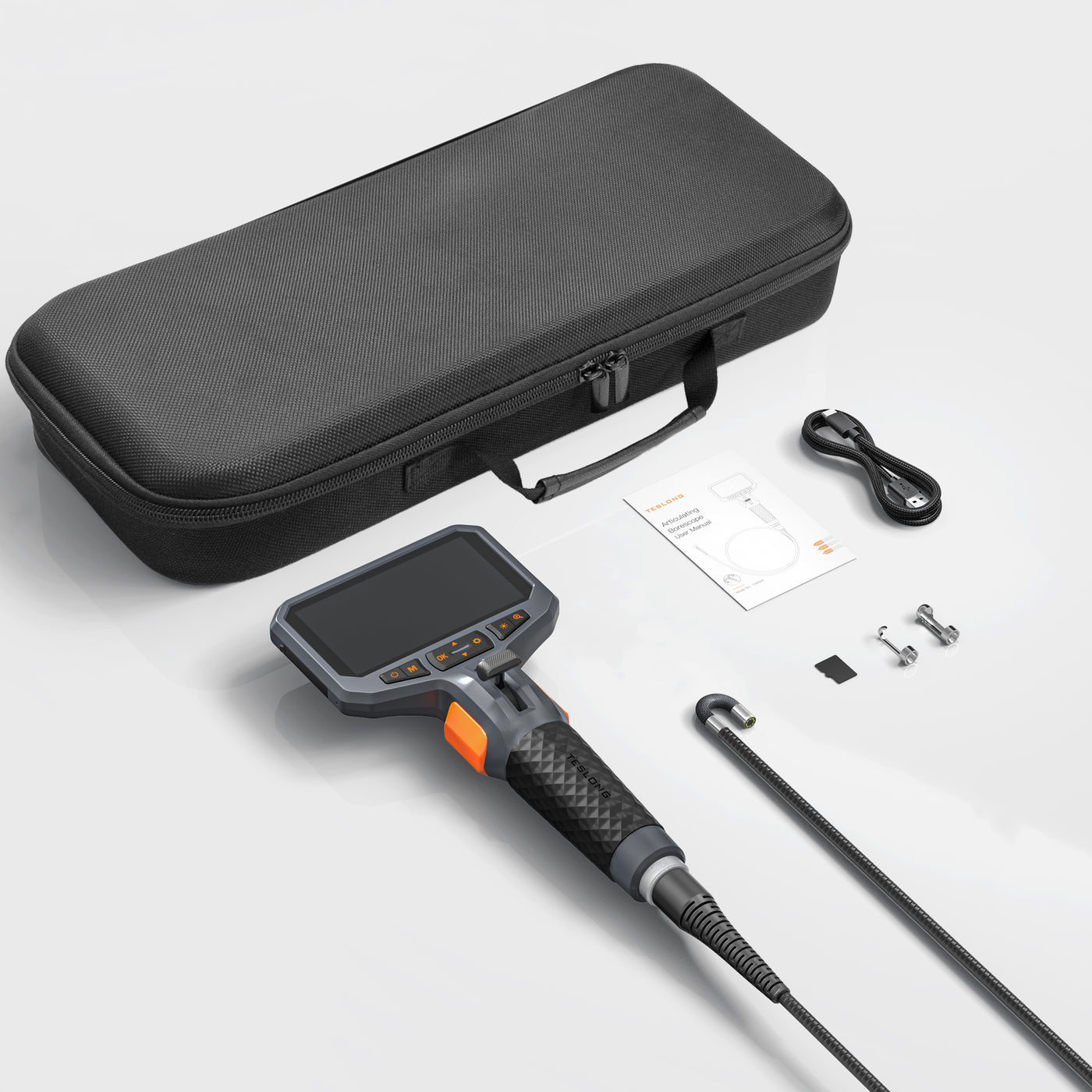 TD450s Articulating 8.5mm Dual-Lens Inspection Camera | Teslong