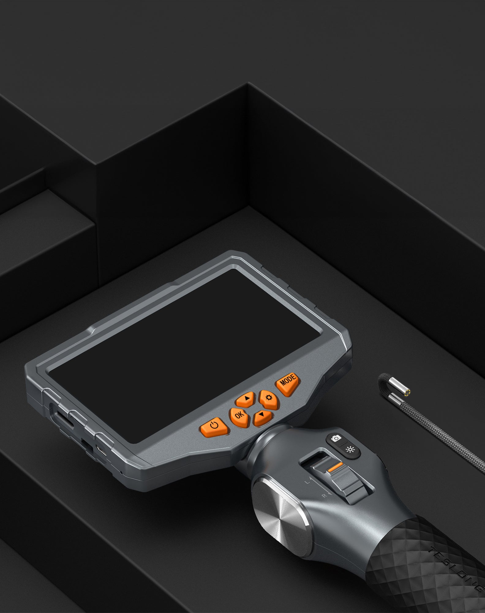 TD500 Pro Articulating 3.9mm Inspection Camera | Teslong Flexible Borescope