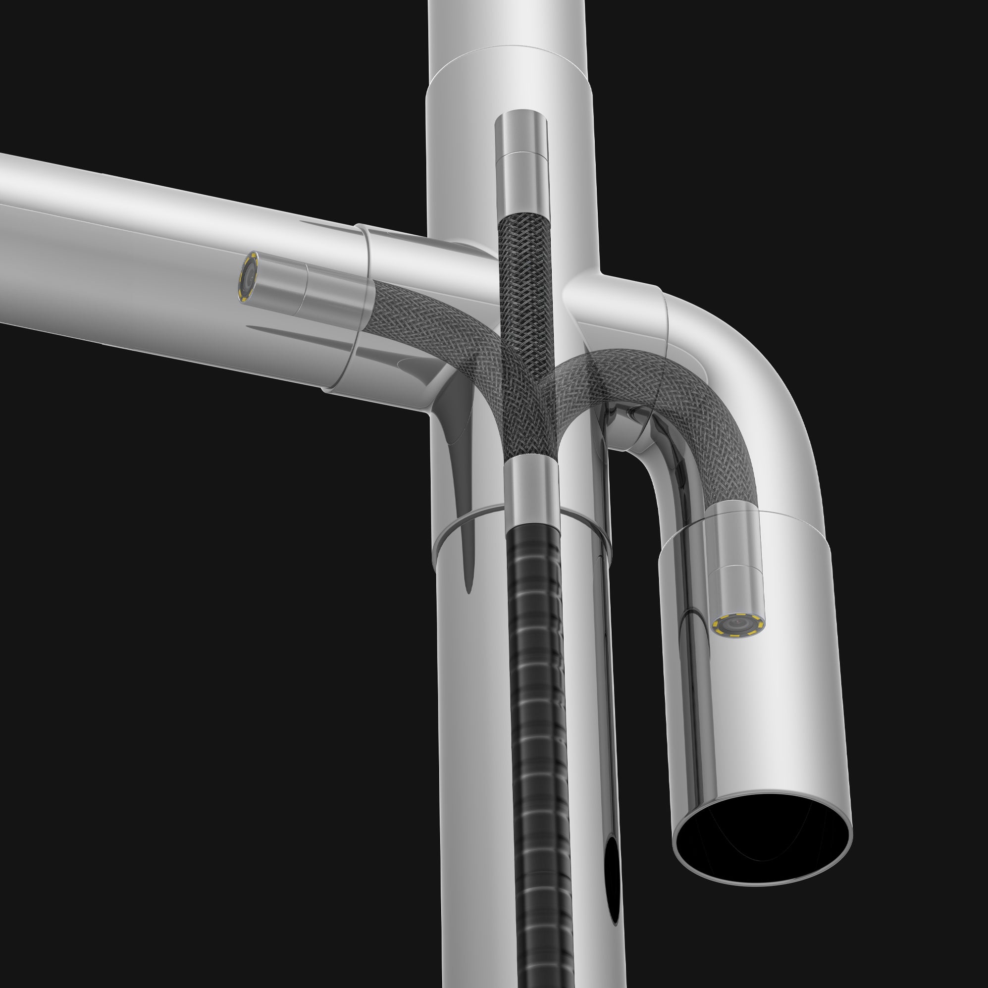 TD500 Articulating Inspection Camera | Teslong 5"" Screen Borescope