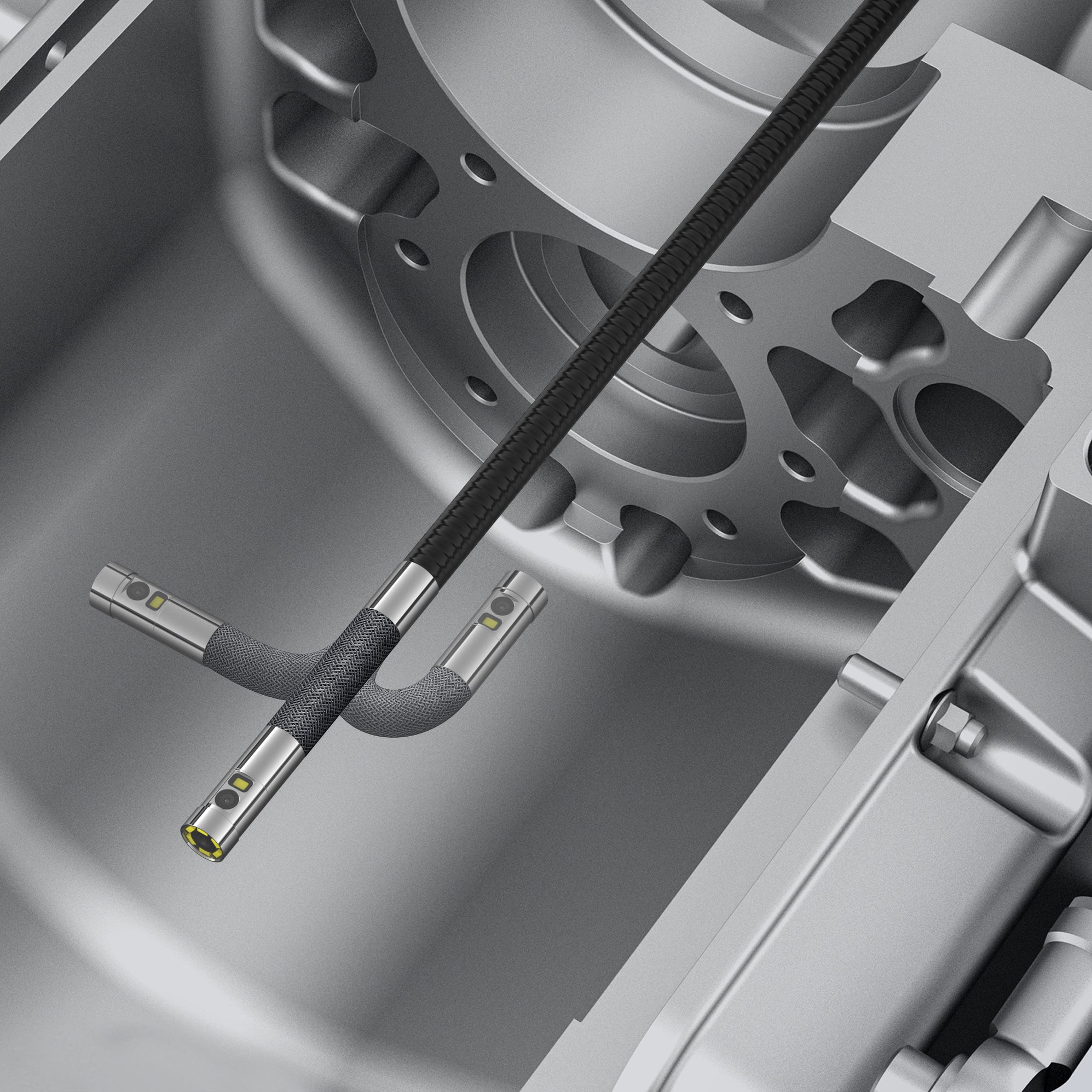 TD500 Articulating Dual-Lens Inspection Camera | Teslong