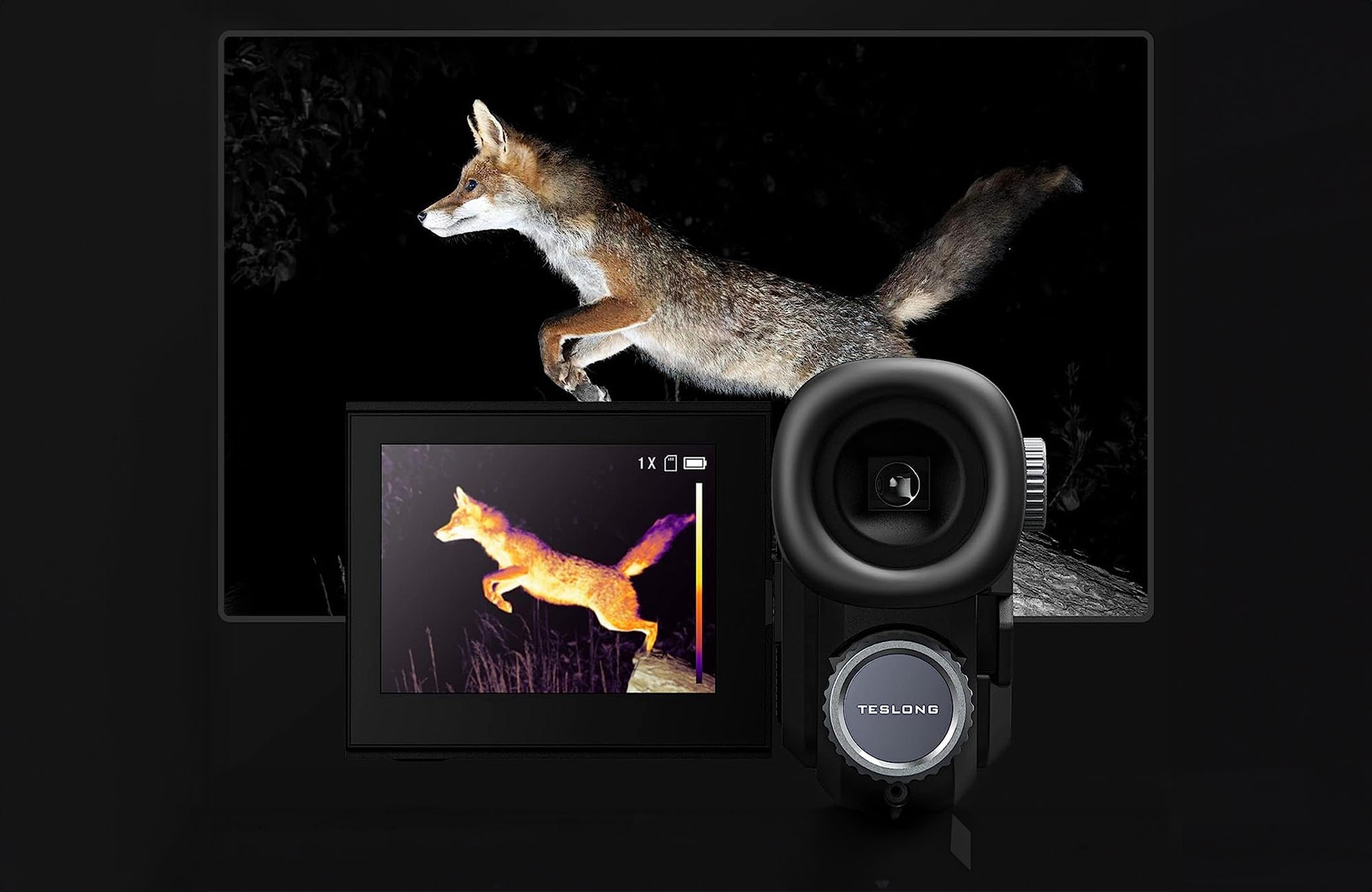 TTS300 Infrared Thermal Imaging Camera | Teslong Thermal Camera for ...