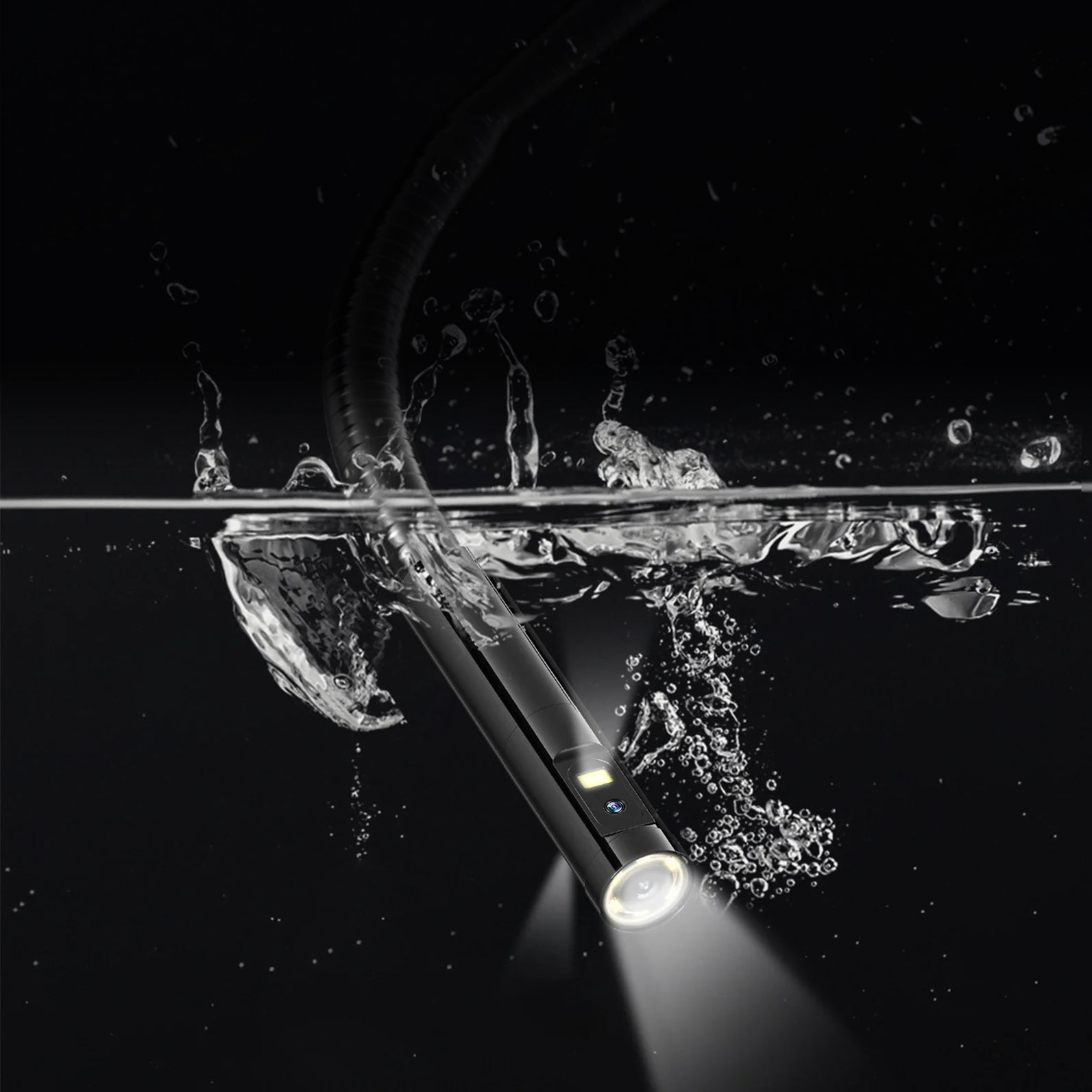 Triple-Lens Flexible Inspection Camera Probes - 0.31 in (7.9 mm) | Teslong