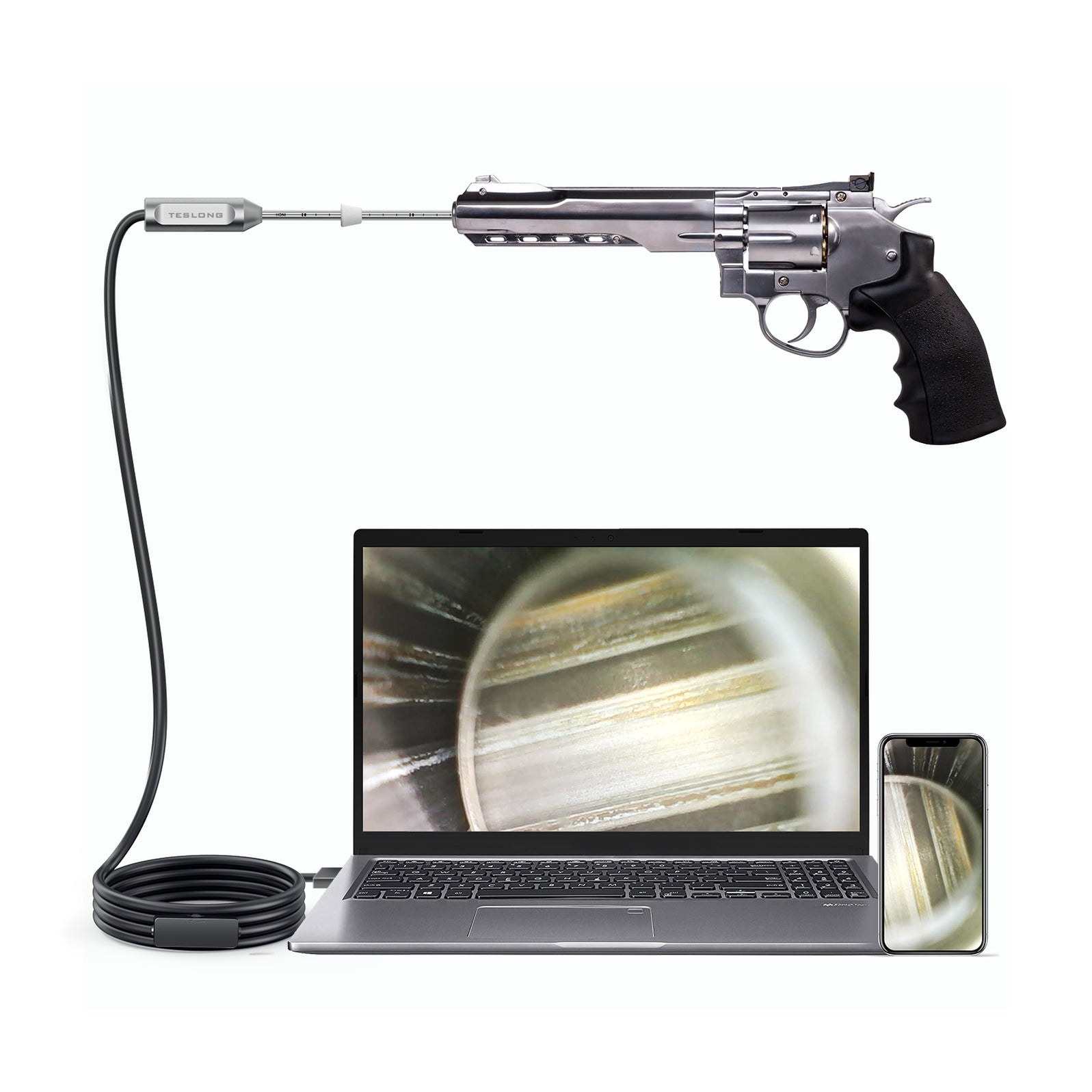USB Borescope: Rifle Inspection Camera & USB Inspection Tools |Teslong